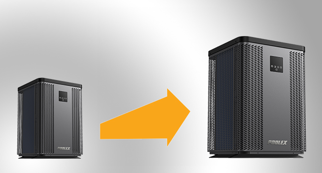 Silverline Top : Poolex heat pump for pools up to 115 m³, efficient ...